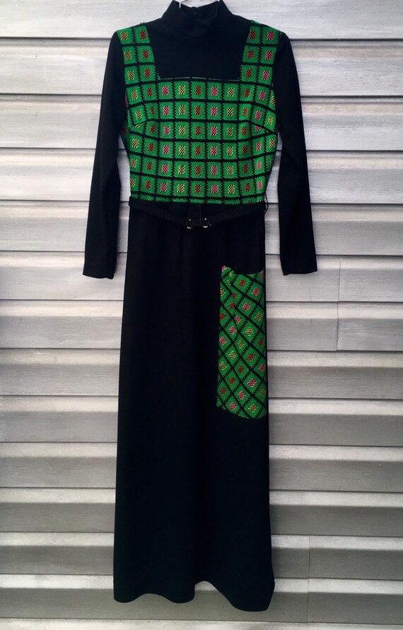 vintage tweed maxi dress - Gem