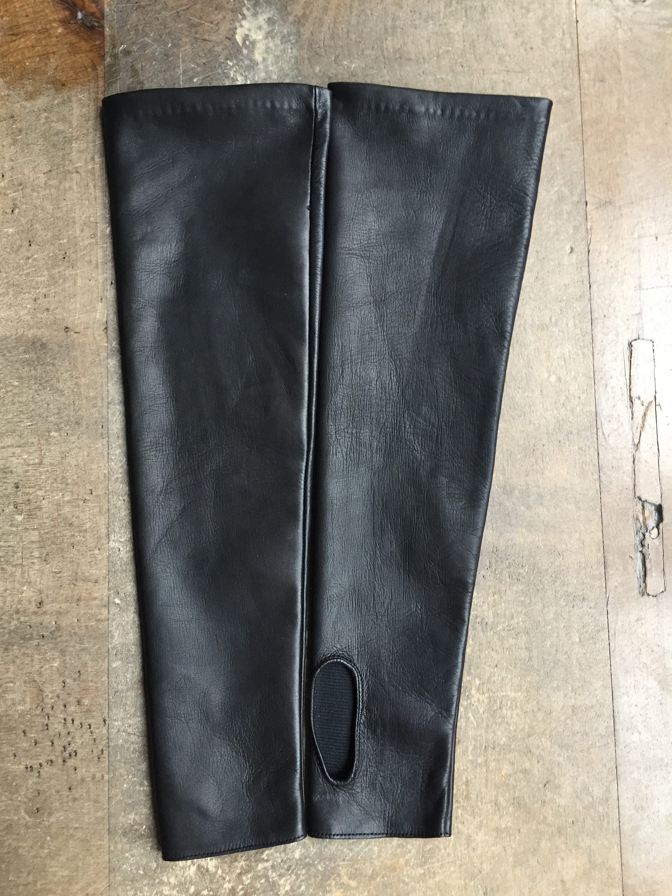 Fingerless Long Leather Gloves/ Arm Warmers Super Soft/ - Etsy UK