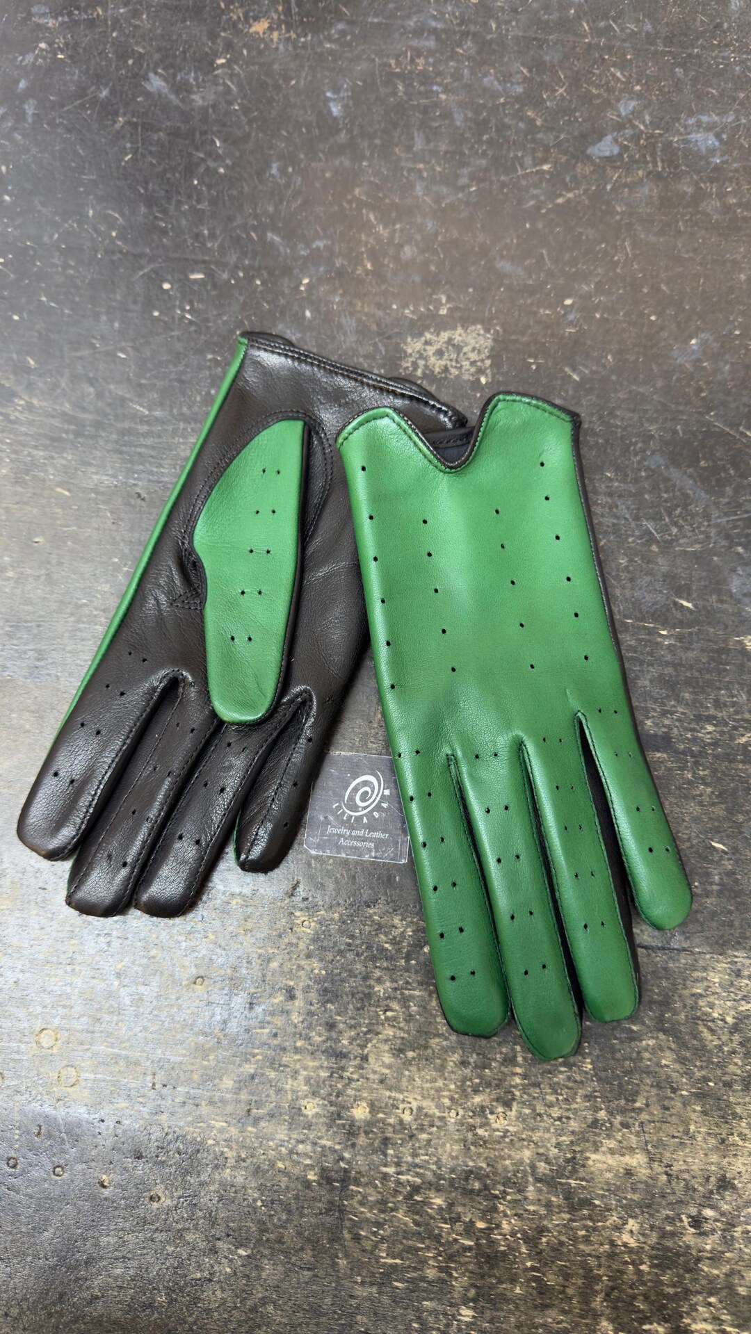 Ferrari Green and Black Driving Gloves for Ladies - Etsy