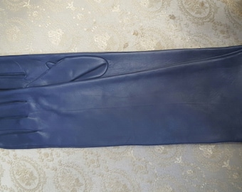 Women's Elegant and Classic Long Leather Gloves/ Super | Etsy
