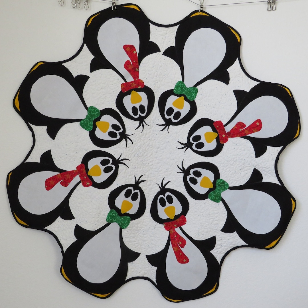 Penguins Table Topper 3 for Winter - Etsy