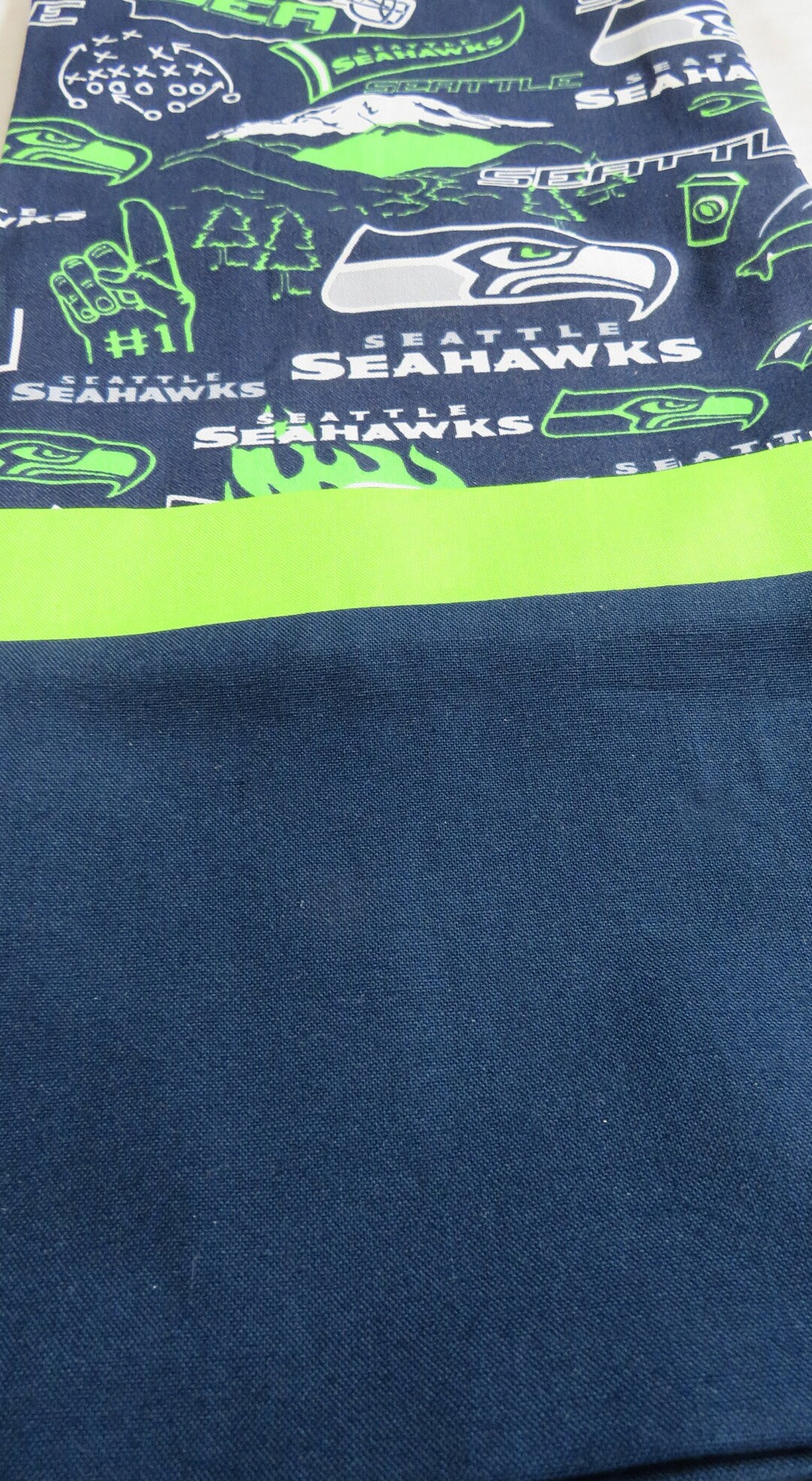 Seahawks Bed Pillowcase - Etsy