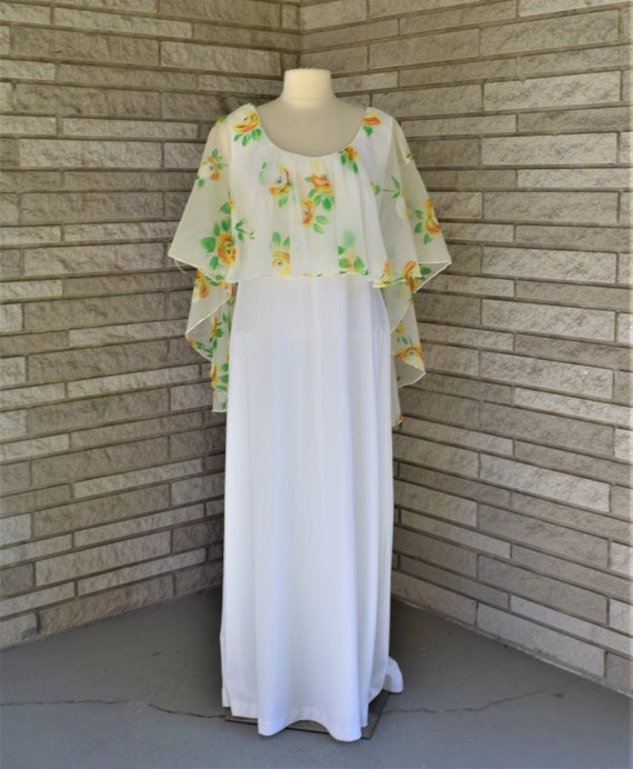 vintage 70s 80s chiffon - Gem