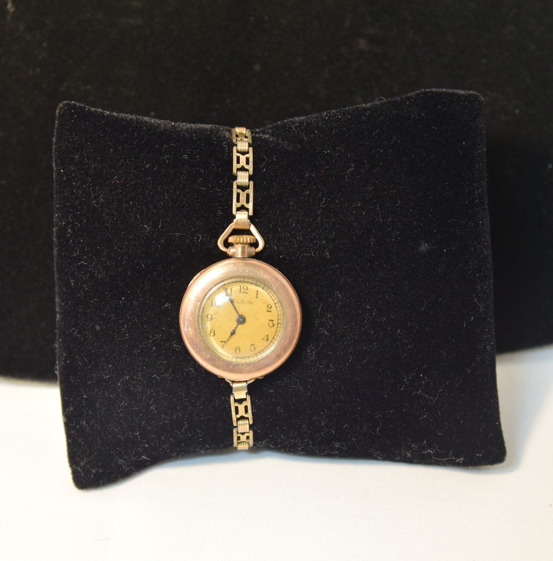 Vintage 1920s Elgin Lady's Wrist Watch With Bracelet Band - Etsy