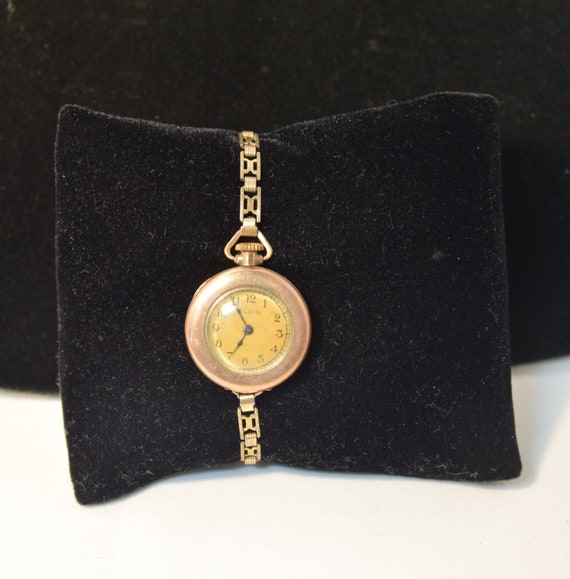 Vintage 1920s Elgin lady's wrist watch with bracelet … - Gem