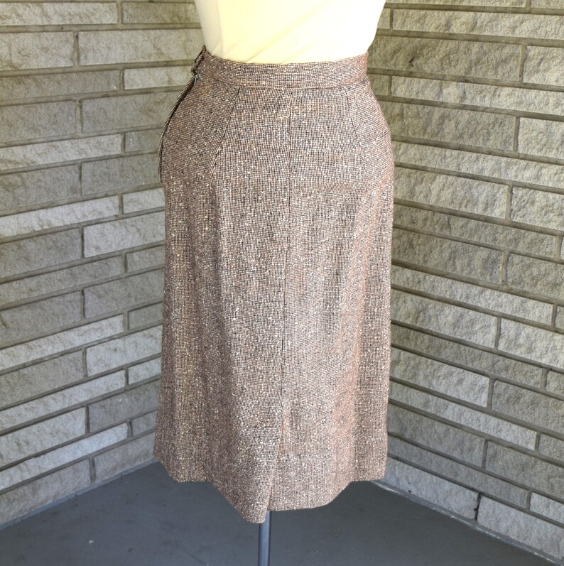 Vintage 1950s Wool Tweed Suit Custom Crafted With Cuffed Sleeves ...