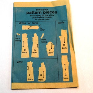 Vintage 1970s Simplicity 9621 Women's Plus Size Dress, Tunic, Pants ...