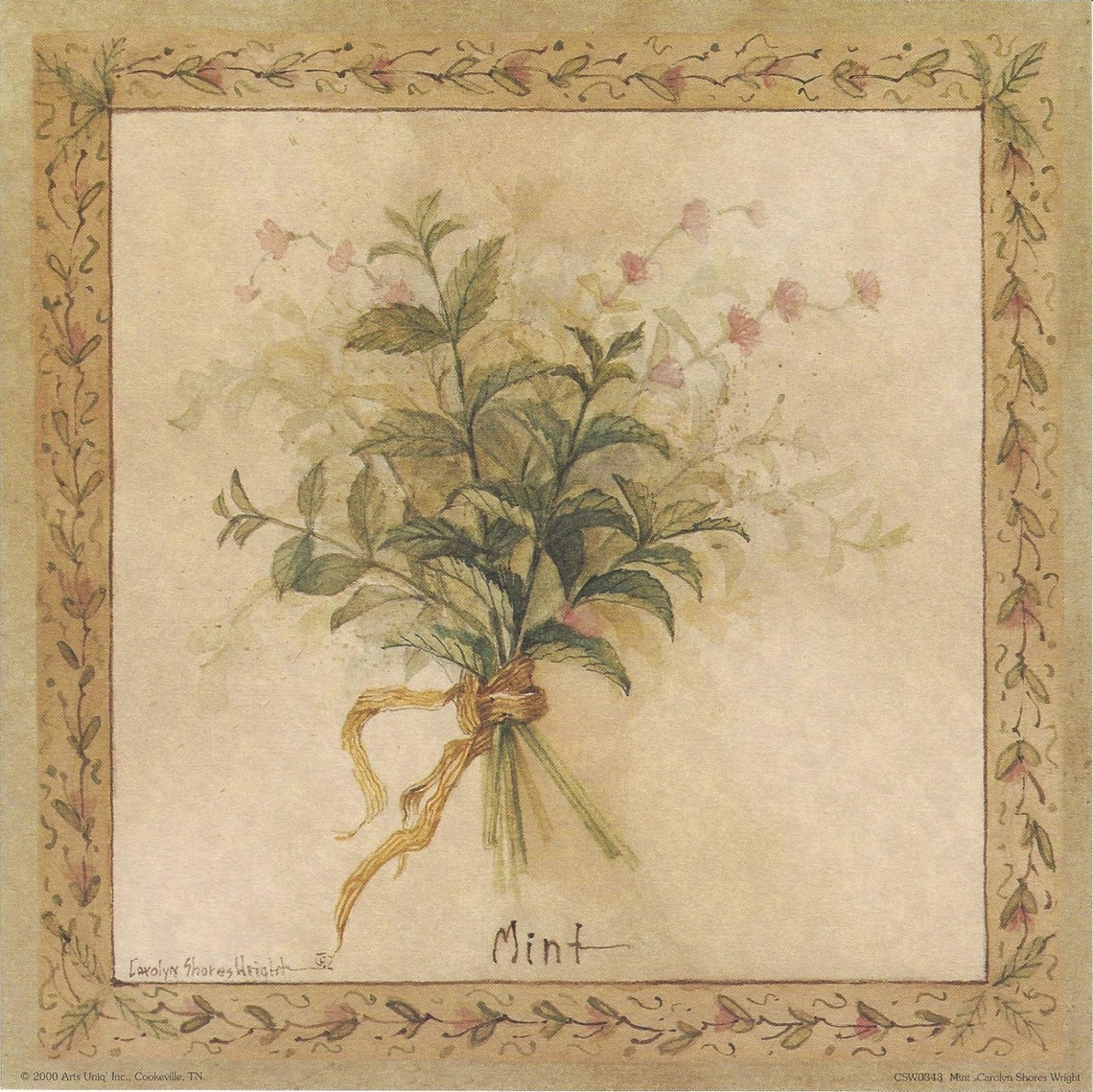 Mint 8 X 8 Lithograph - Etsy