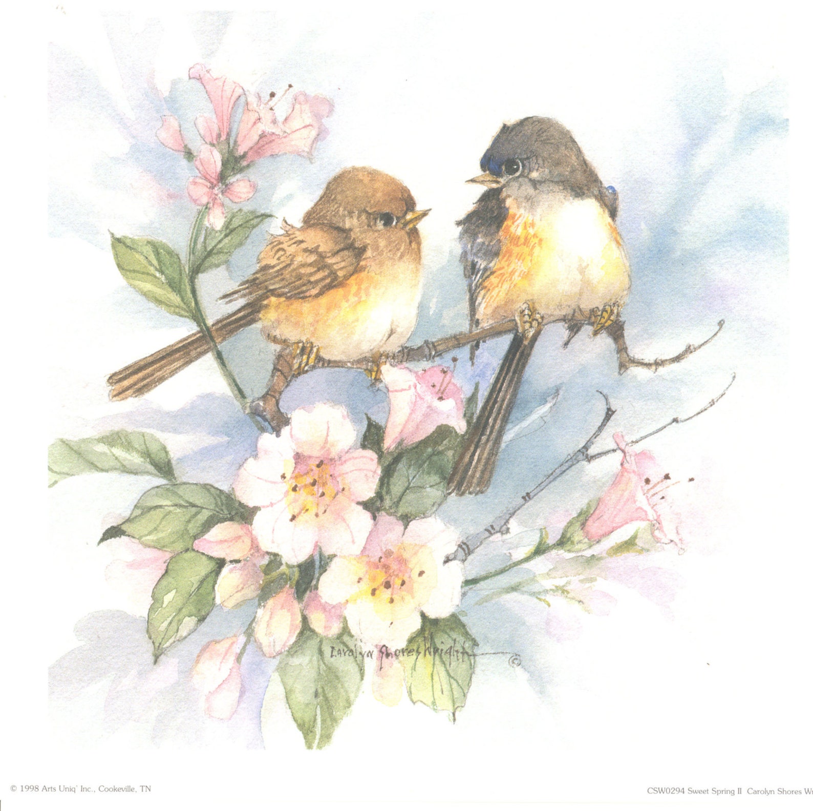 Sweet Spring II 8 X 8 Lithograph - Etsy