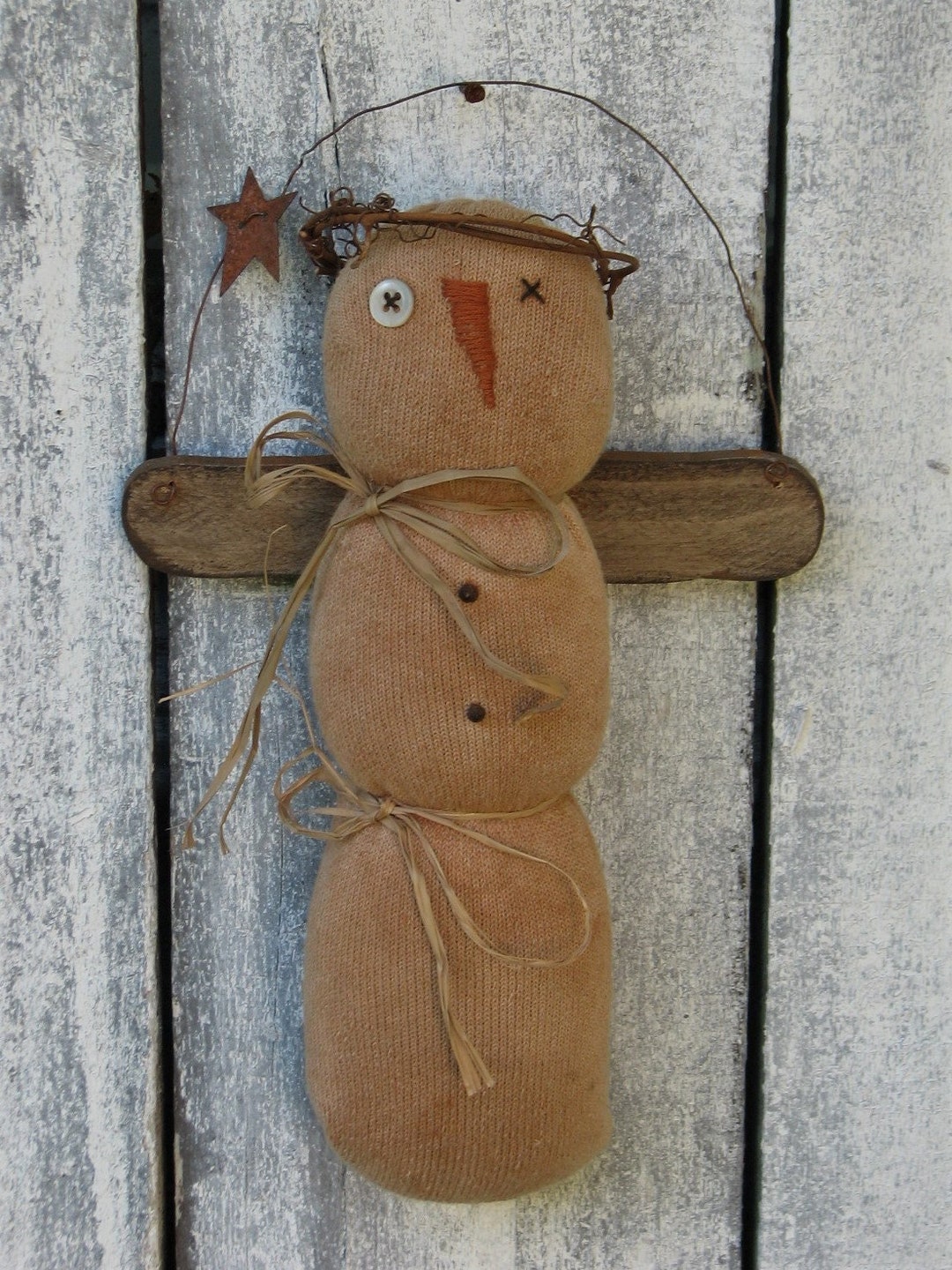 Snowman Angel - Etsy