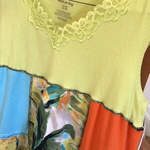 Upcycled Clothing ,recycled, Reclaimed, Repurposed. Unique, Jersey Top ...