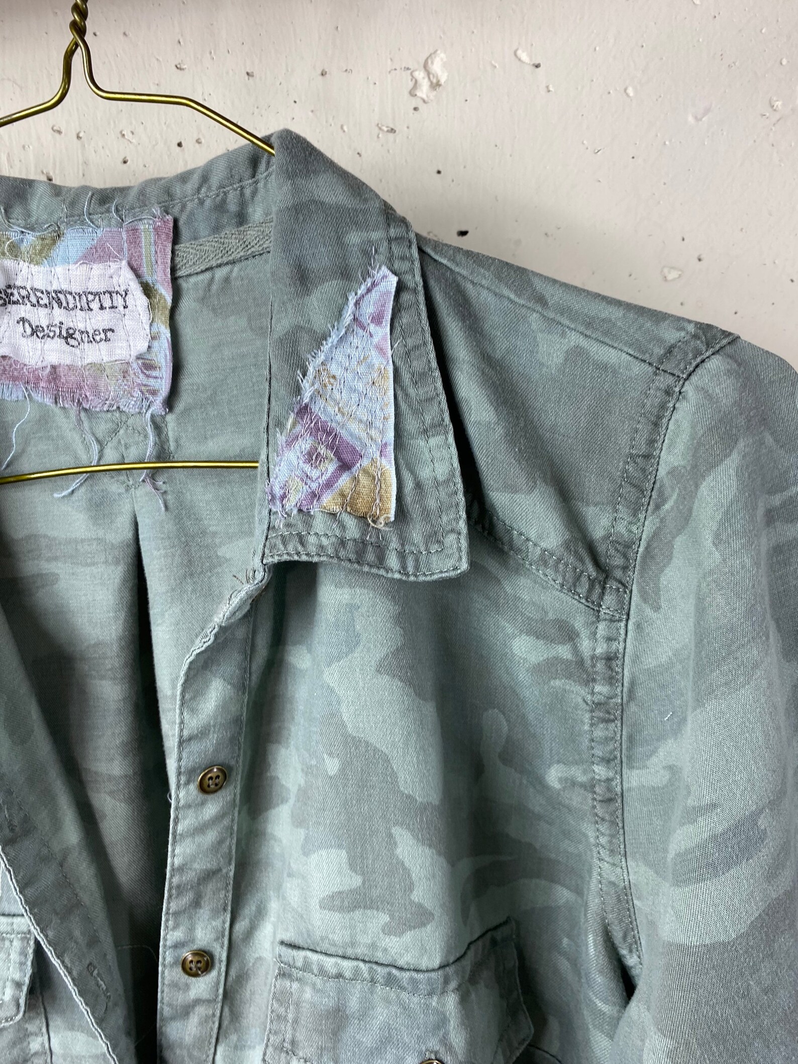 Up Cycled Women’s Tunic, Tattered, Distressed, Rustic, Patchwork, Soft ...