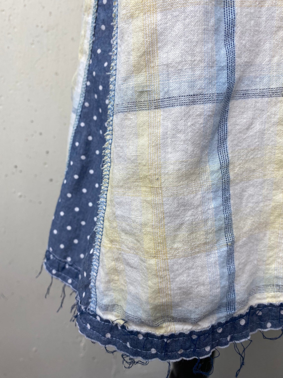 Womens up Cycle Distressed Rustic Tattered Linen - Etsy