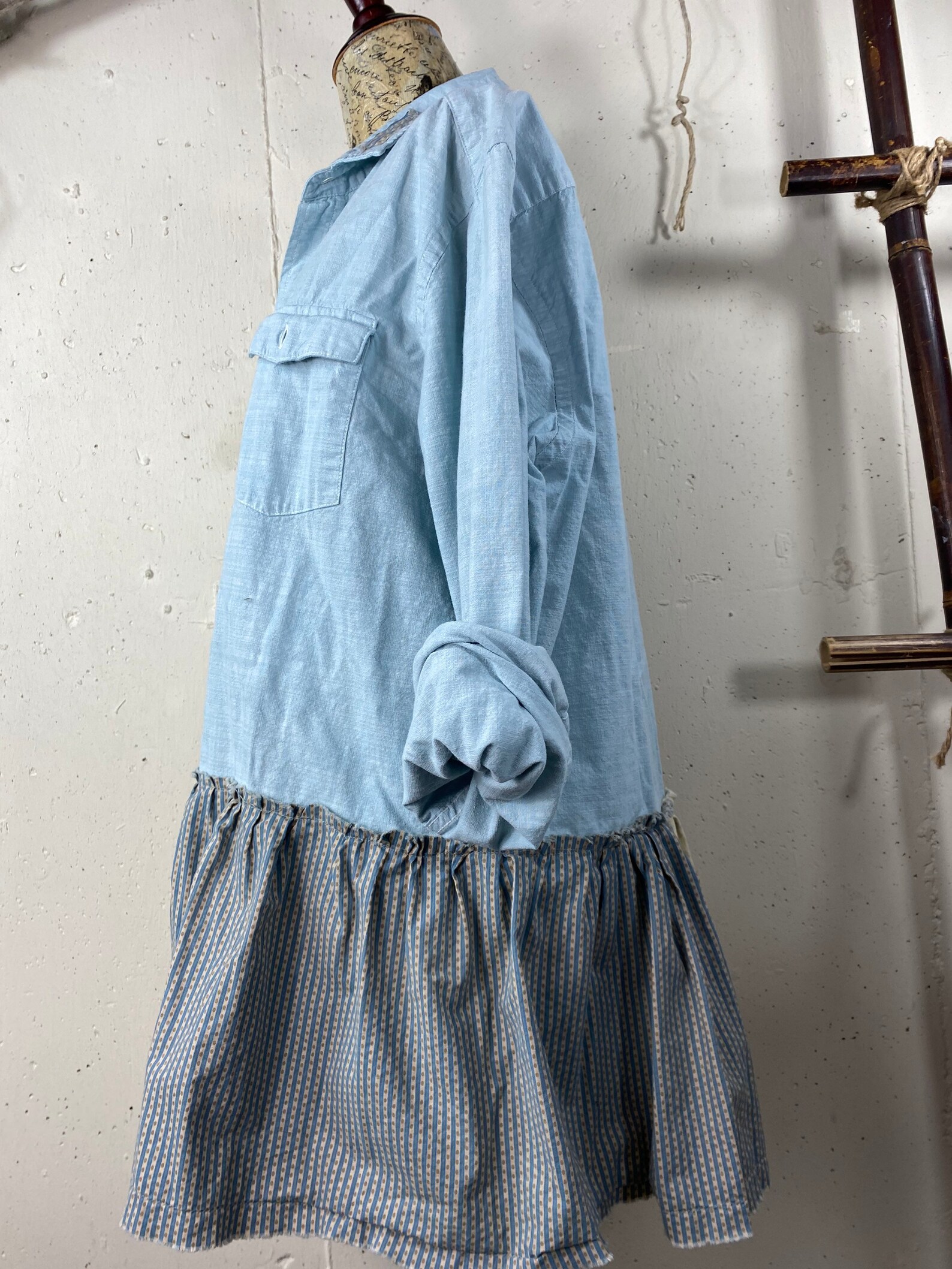 Womens up Cycle Tunic Tattered Rustic Casual Comfortable - Etsy