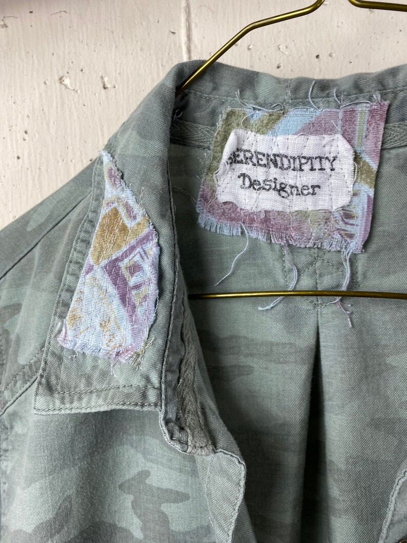 Up Cycled Women’s Tunic, Tattered, Distressed, Rustic, Patchwork, Soft ...