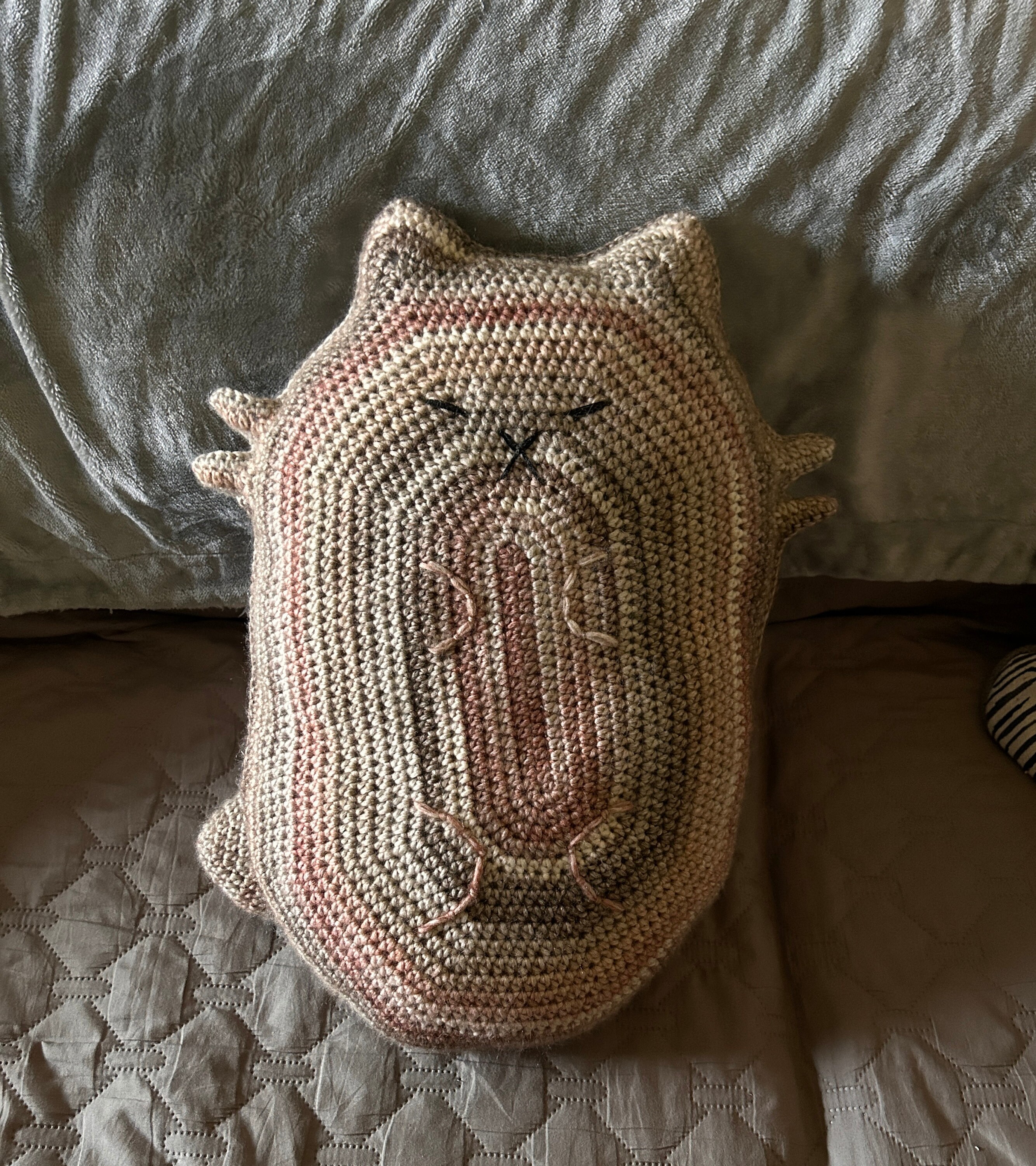 Cat Loaf Pillow Crochet PATTERN | Cat Plushie Cushion | Cute Home Decor ...