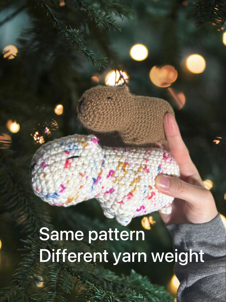 No Sew Crochet Capybara PATTERN | Capybara Amigurumi Pattern | Chill ...