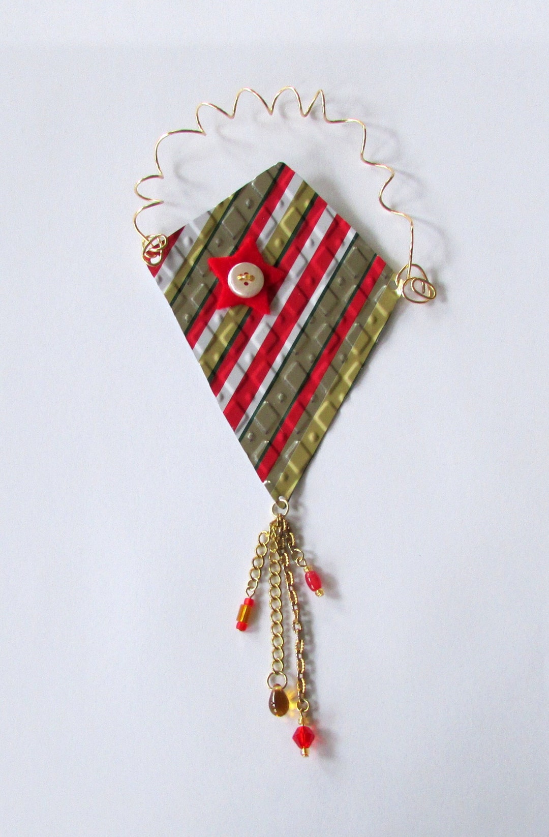 Metal Kite Ornament Kite Wall Decor Kite Decoration Recycled Metal ...