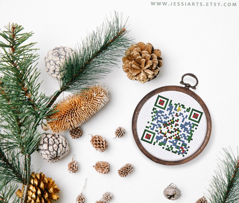Holiday Prank Cross Stitch Pattern PDF Rick Roll Cross - Etsy