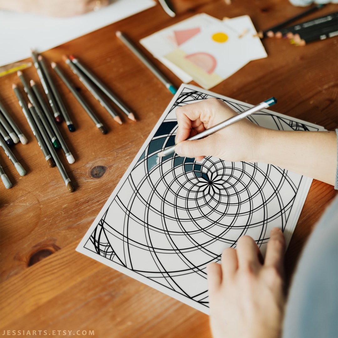 25 Kaleidoscope Coloring Pages for Relaxation | Coloring Pack ...