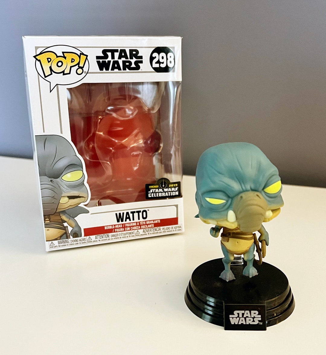 Funko Pop Watto 298 2019 Star Wars Celebration Exclusive Vinyl Figure ...