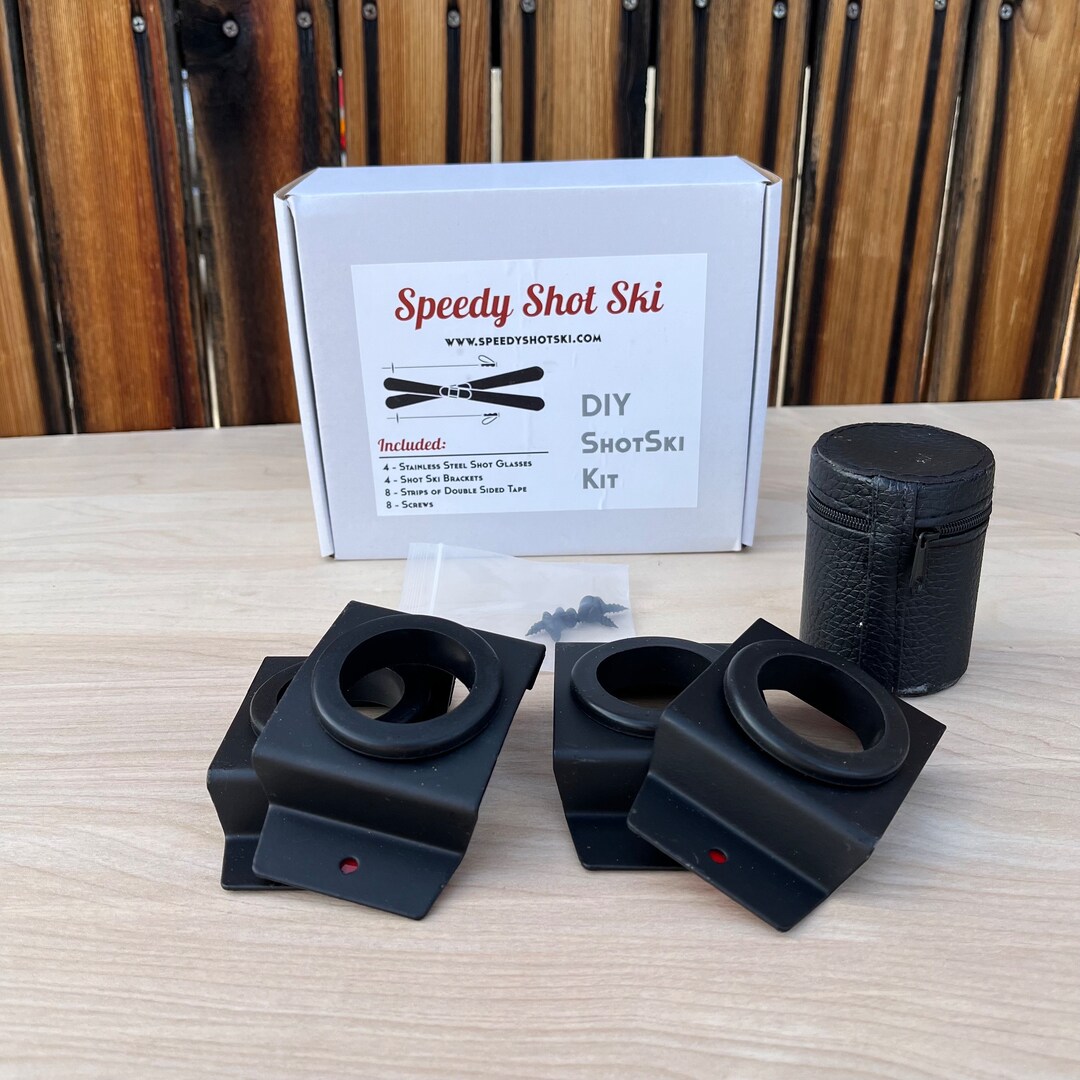 FREE SHIPPING DIY Shot Ski Kit by Speedy Shot Ski Steel - Etsy