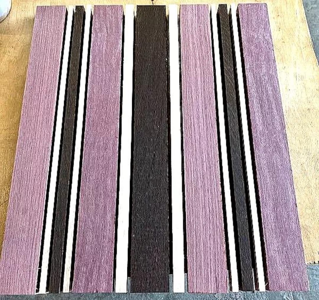 13 Piece Purpleheart, Maple, & Wenge Cutting Board Kit Wood Lumber ...