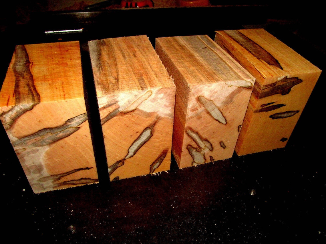 Six (6) Beautiful Ambrosia Maple Bowl Blanks 5" X 5" X 3" - Etsy