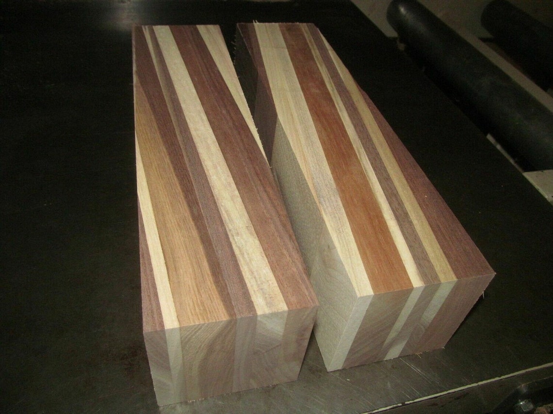 One Sappy Walnut Offset Laminated Turning Blank 3" X 3" X 12" - Etsy