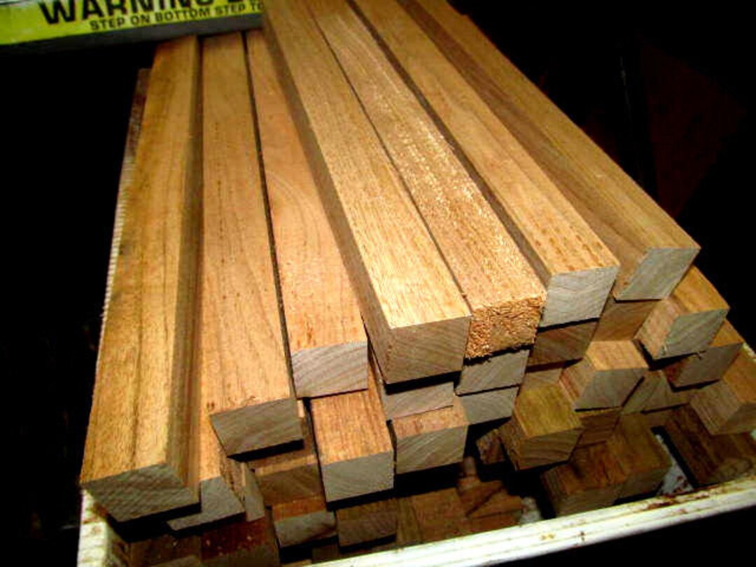 20 Pieces Kiln Dried Sanded BUTTERNUT Pen Blanks Wood 1" X 1" X 12" - Etsy