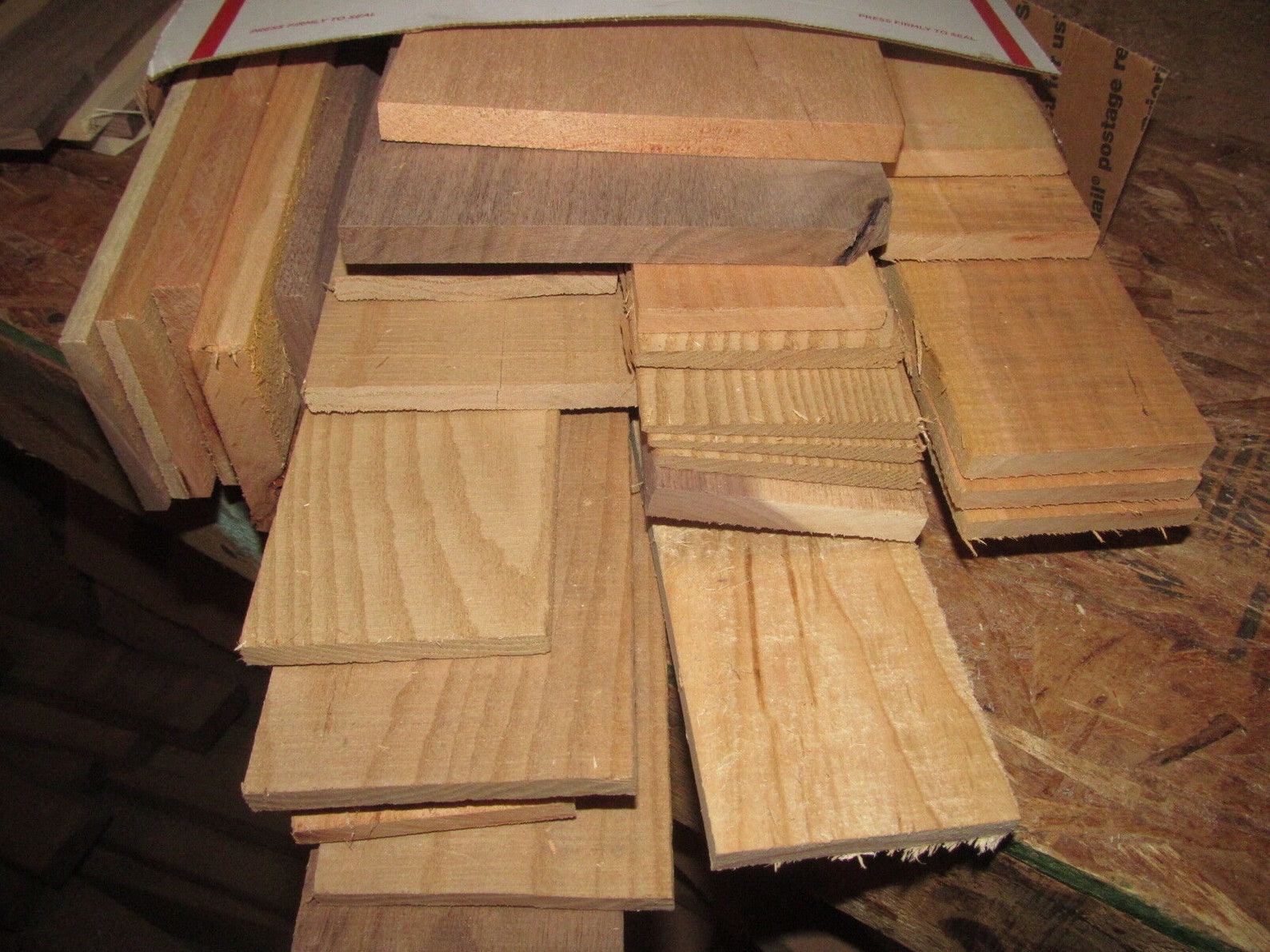 Box of Kiln Dried Domestic Scrap Thin Lumber - Etsy