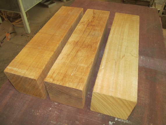 2 LARGE POPLAR TURNING Blanks 4 X 4 X 11 | Etsy