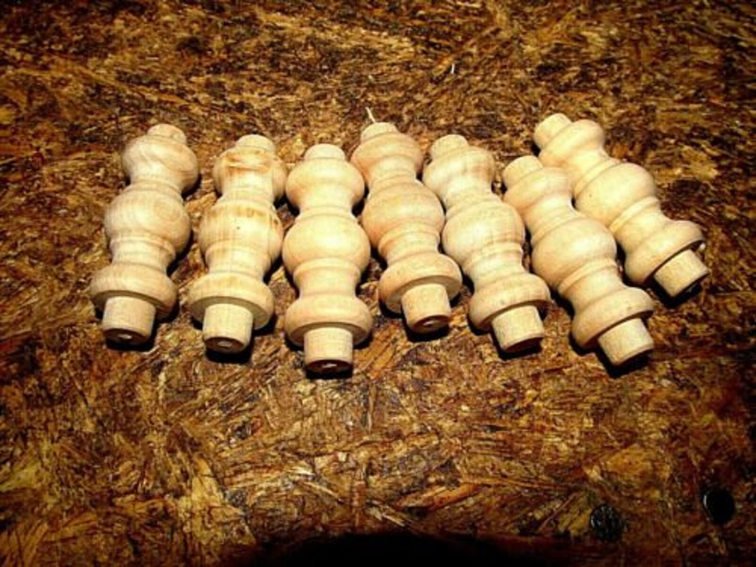 WHOLESALE: New Unfinished MAPLE Spindle 2" Long With 3/8" Tenon 50 ...