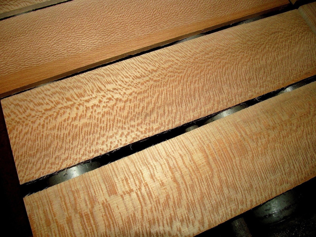 10 Pieces Thin SANDED QUARTERSAWN SYCAMORE 12" X 3" X 1/8" - Etsy