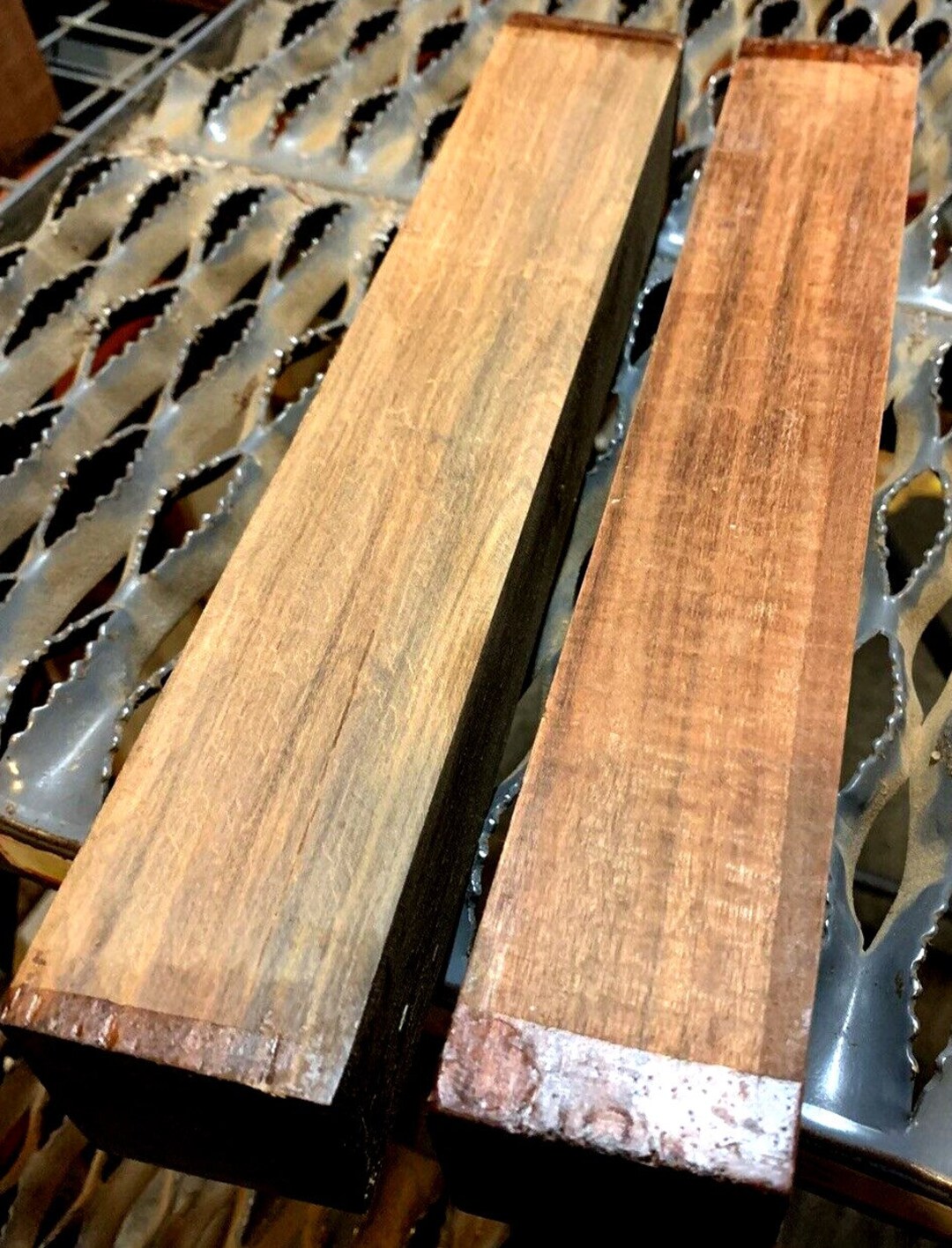 Two Beautiful Long Exotic Kiln Dried RED QUEBRACHO Turning Blanks Lathe ...