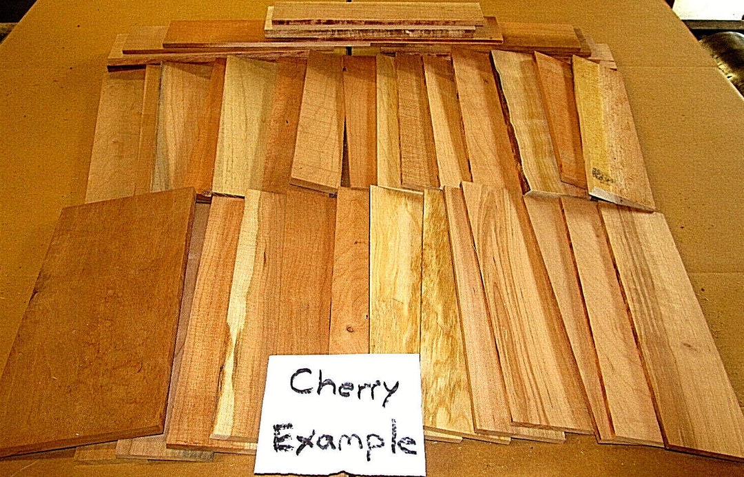 Box of Kiln Dried Cherry Scrap Thin Lumber - Etsy