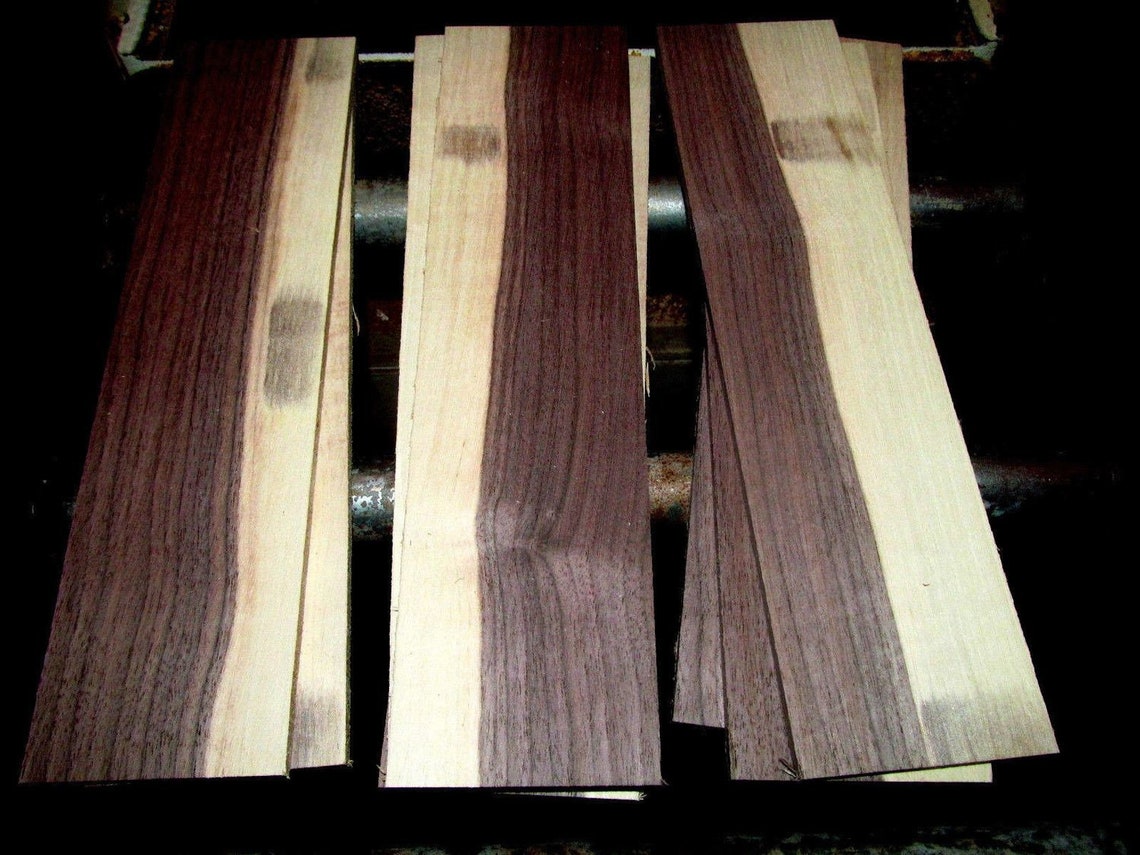 TEN (10) Sappy Walnut Thin Stock 12" X 3" X 3/8" - Etsy