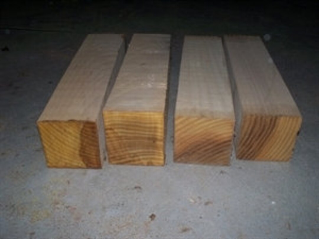 One Kiln Dried WHITE ASH Bat Blank Turning Lathe Wood Blanks Lumber 3 ...