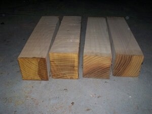 One Kiln Dried WHITE ASH Bat Blank Turning Lathe Wood Blanks Lumber 3 X ...