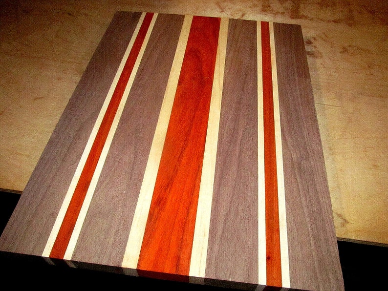 13 Piece Walnut, Maple, & Padauk Cutting Board Kit Wood Lumber Ready to ...