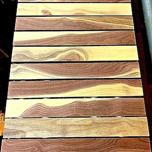 3/4” X 2” X 16” Kiln Dried S4S BLACK SAPPY WALNUT Wood Cutting Board ...