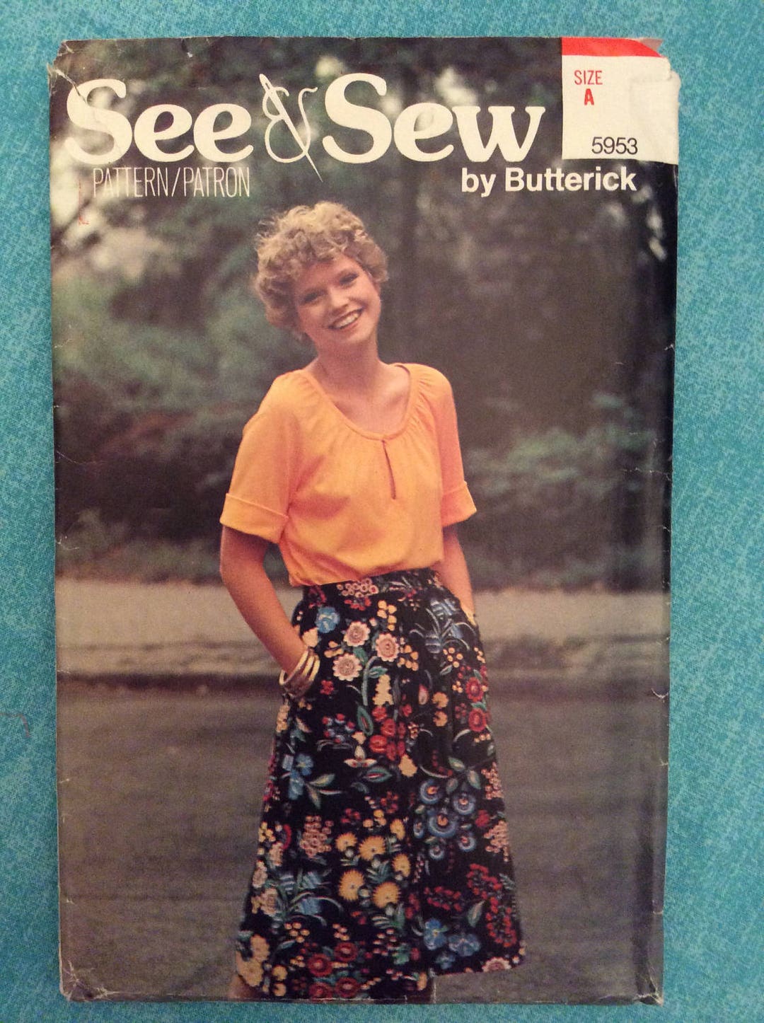 BLOUSE and SKIRT PATTERN Sizes 8, 10 or 12 Butterick 5953 See & Sew - Etsy