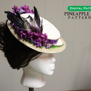 Late 1860’s Victorian Hat, DIGITAL PDF Sewing Pattern / 19th Century ...