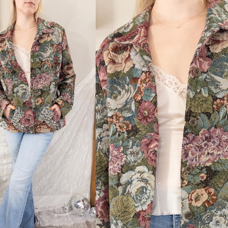 Tapestry Jacket - Etsy UK