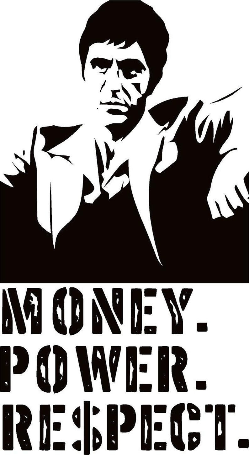 Scarface Money Power Respect Vinyl Wall Decal for Home Decor | Etsy