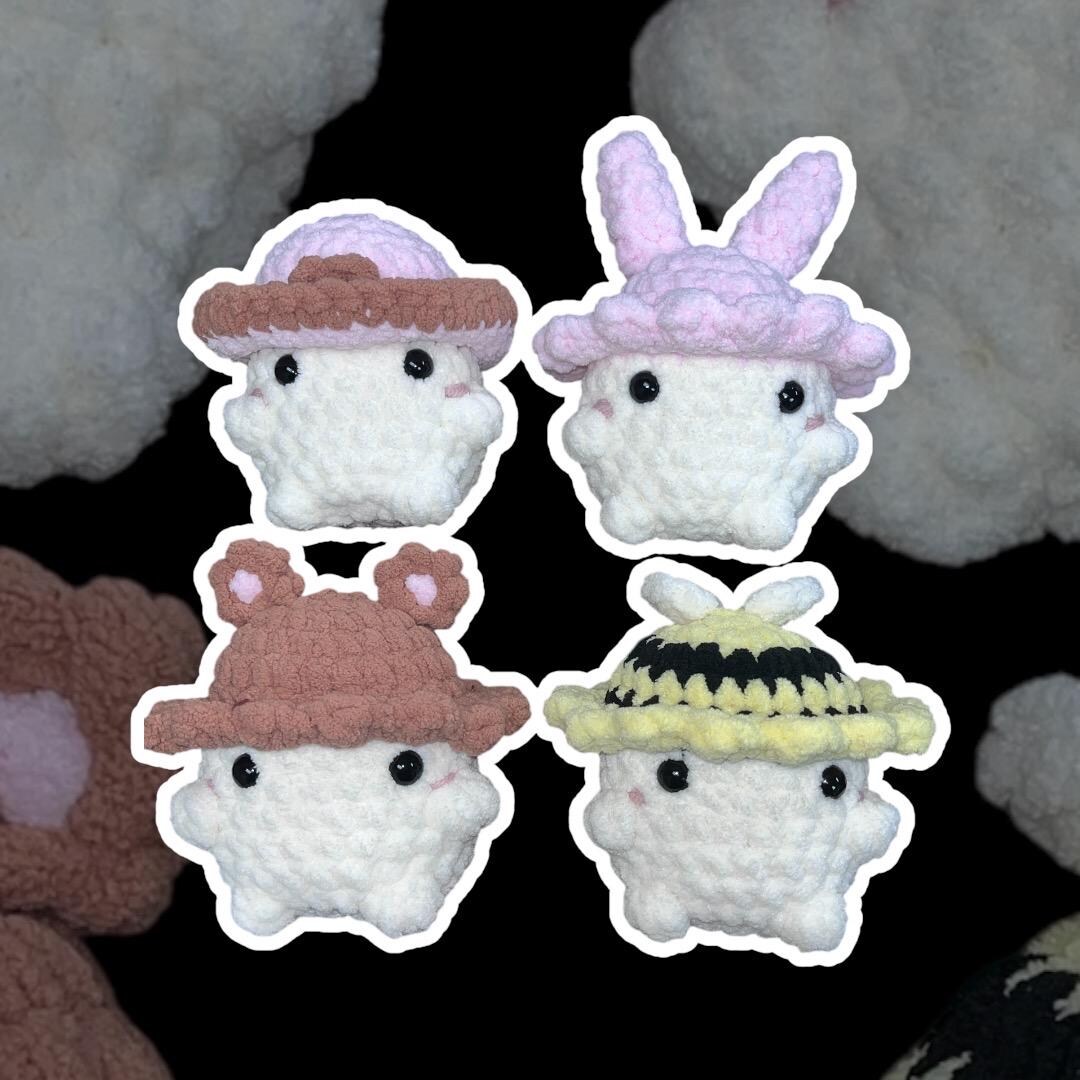 Crocheted Chonky Boys Plushie: Bee, Bunny, Bear, Cowgirl - Etsy