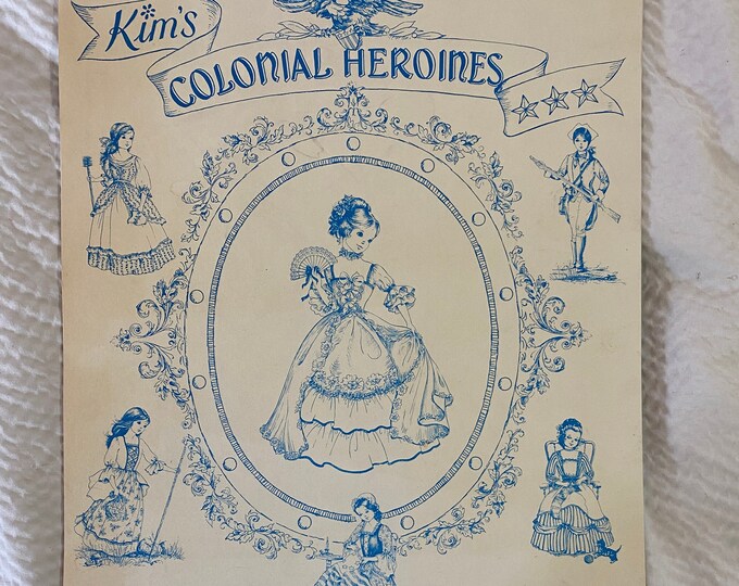 Vintage Kim's Colonial Heroines Coloring Book, Extra Large 18.5in X ...
