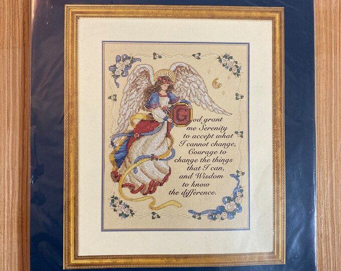 Vintage Sunset "wisdom to Know..." Stamped Cross Stitch Kit, 11in X ...