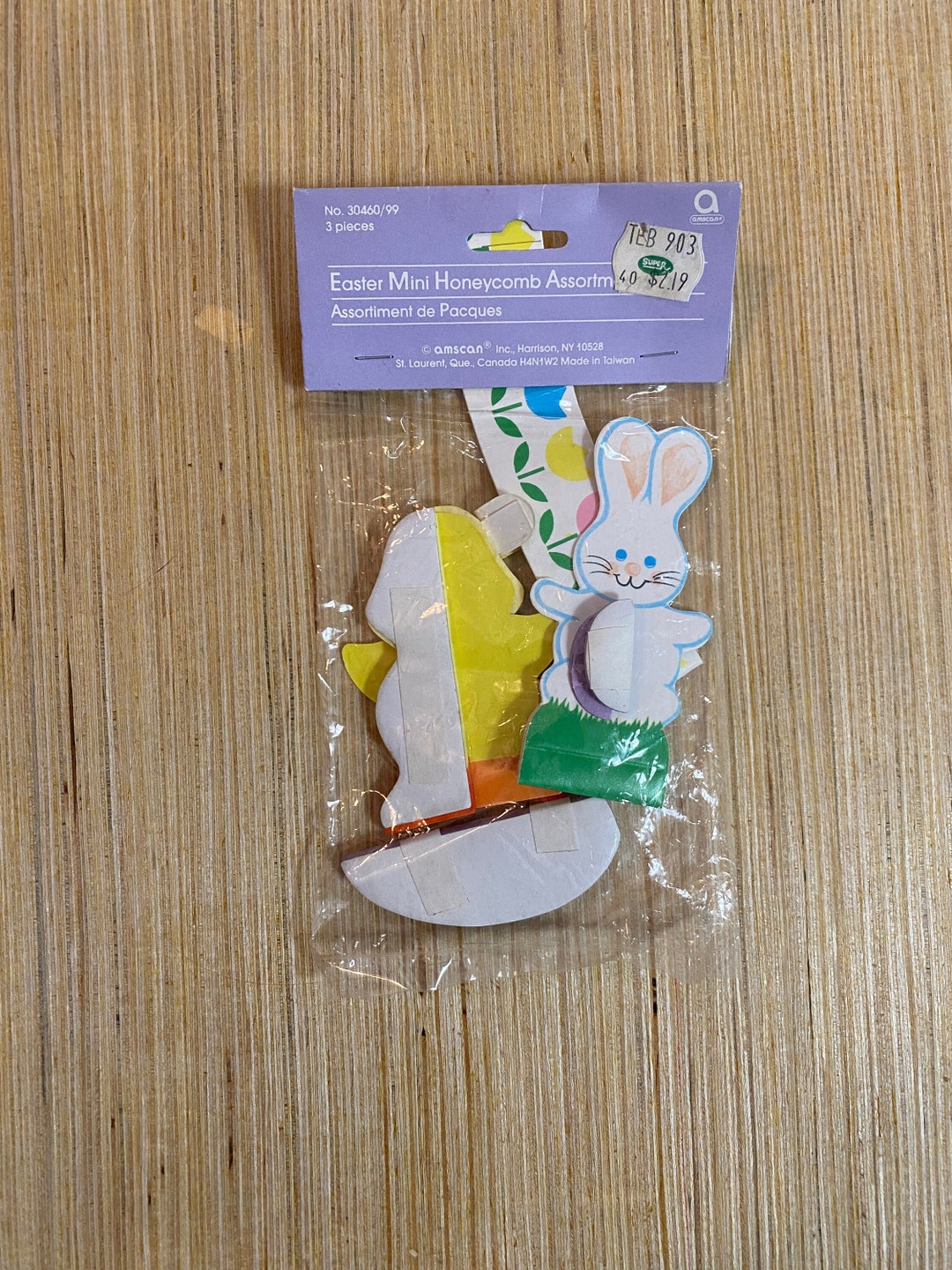 NIP Easter Mini Honeycomb Assortment, Chick, Bunny and Easter Egg and ...