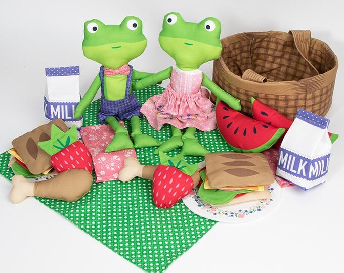 Moda Sunday Picnic Fabric Panel, XL Fabric Panel, Pre-printed With Cut ...